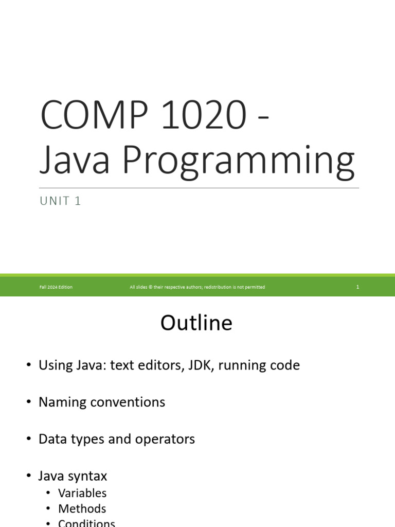 1 Java | PDF