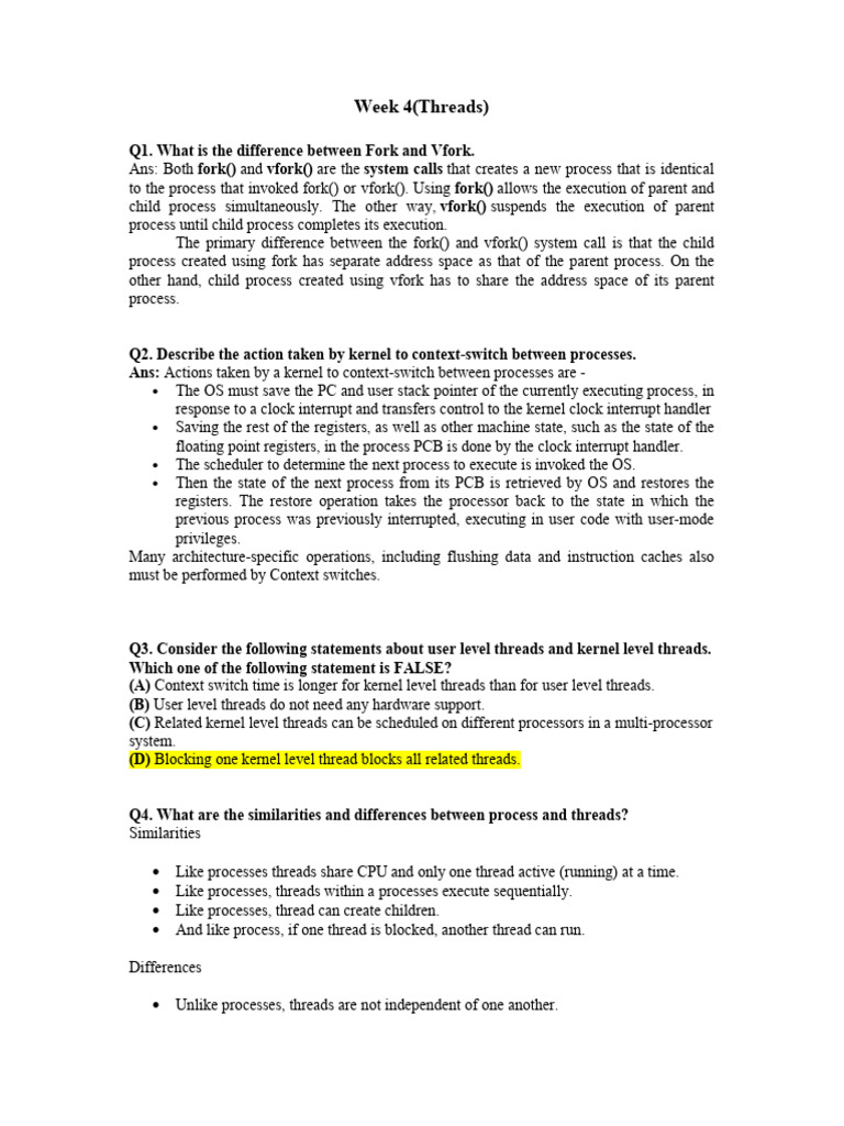 Tutorial - 4 Solution | PDF