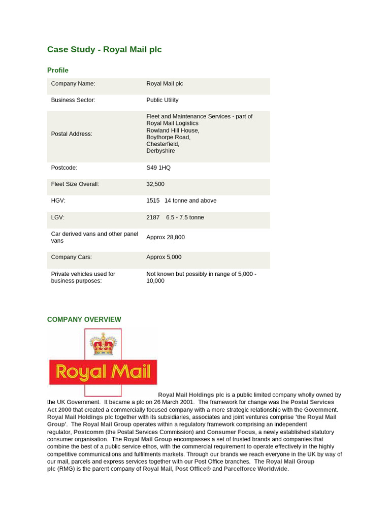 Royal Mail | PDF