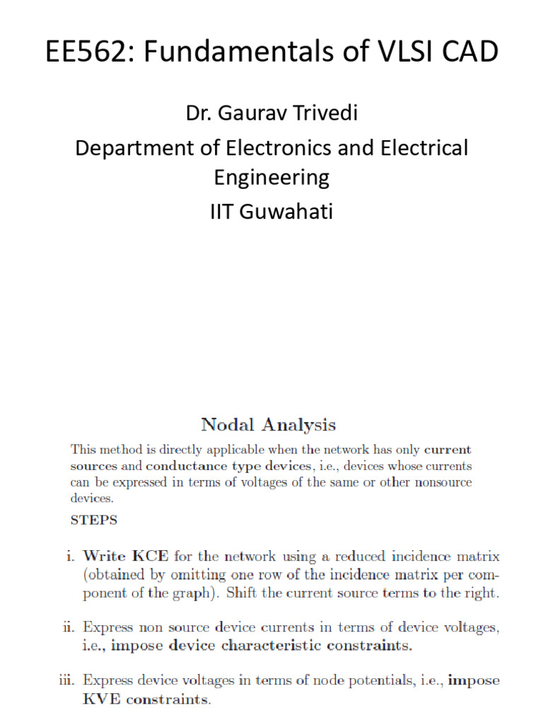 Ee 562 Lecture 2 | PDF