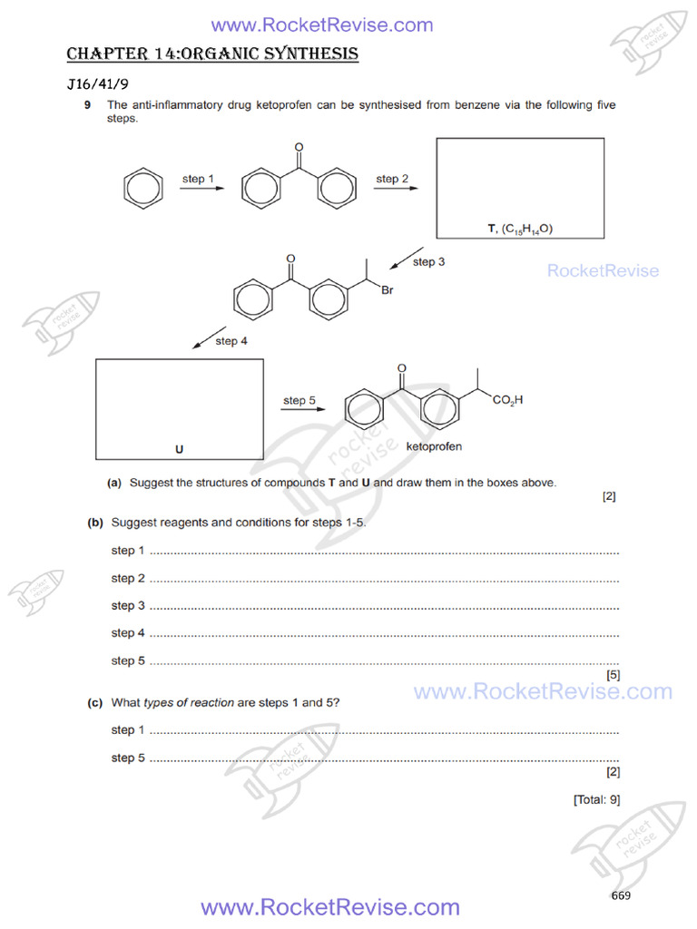 Organic Synthesis NOTES CIE TRIDENT | PDF
