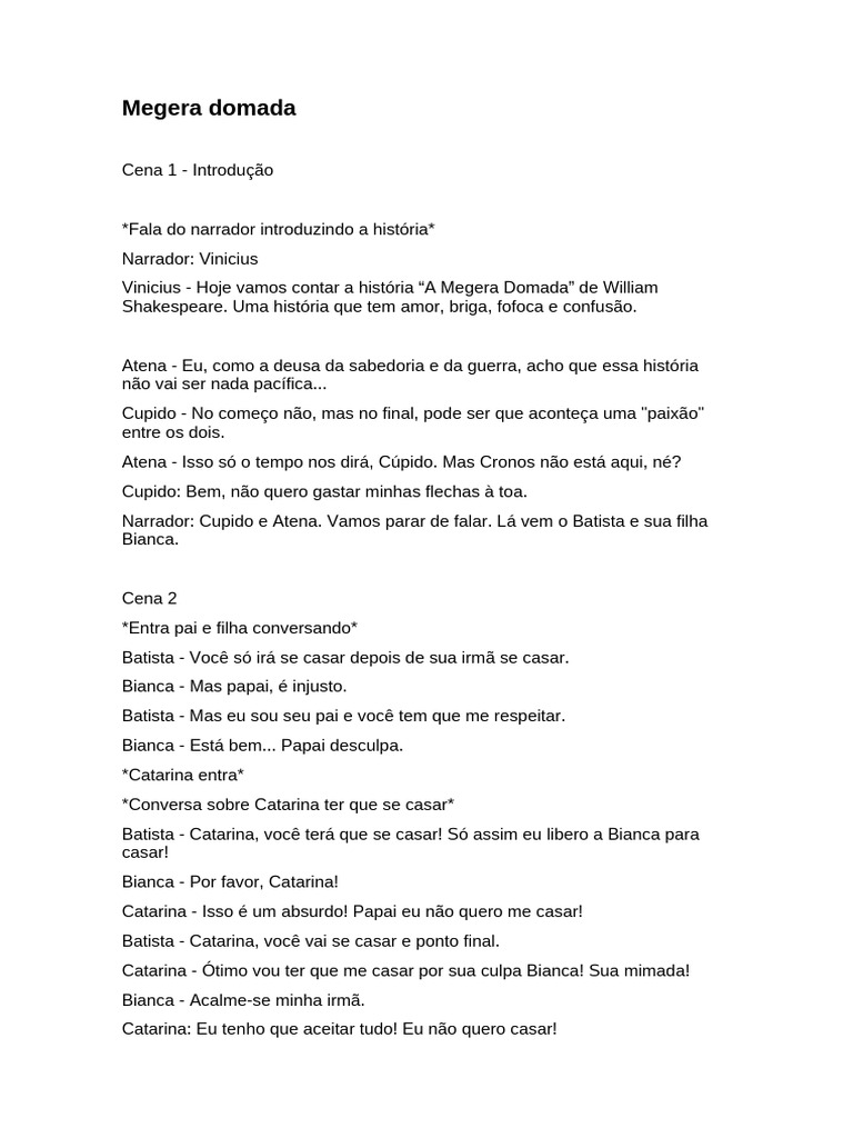 A Megera Domada | PDF