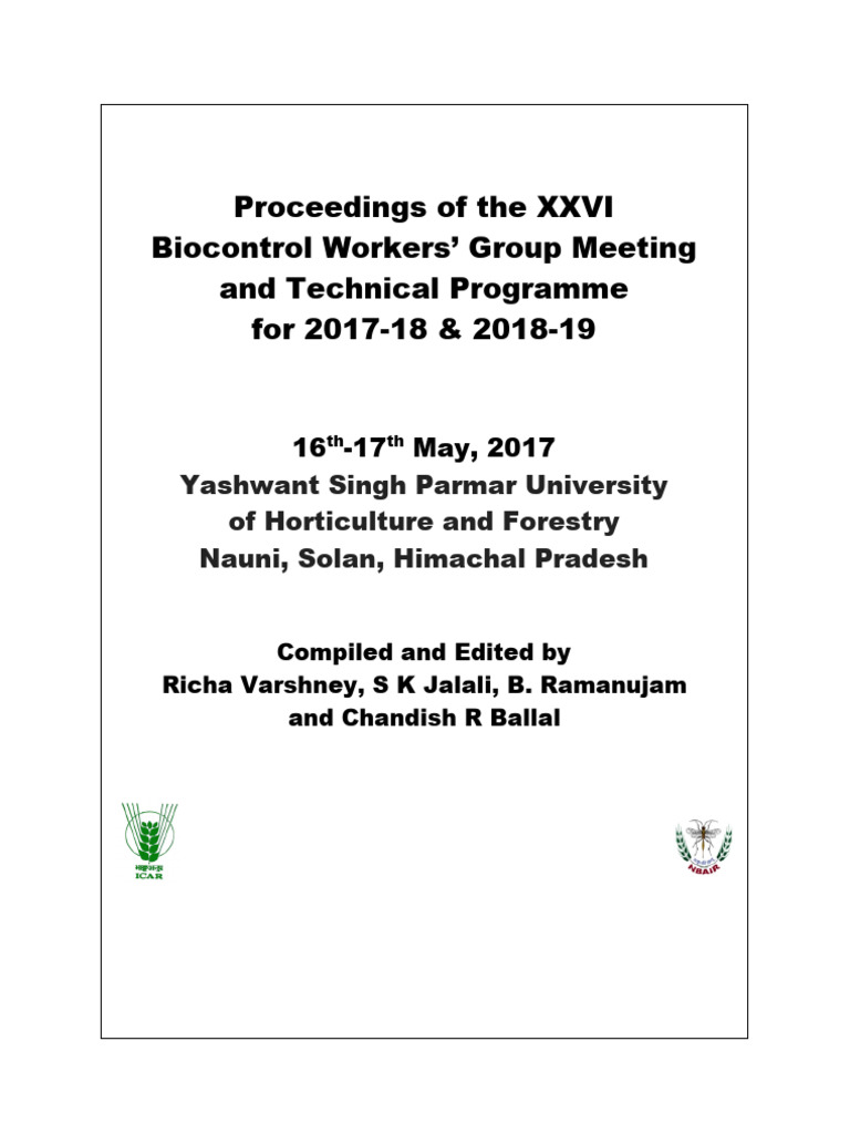 Xxvi Workshop 2017 | PDF