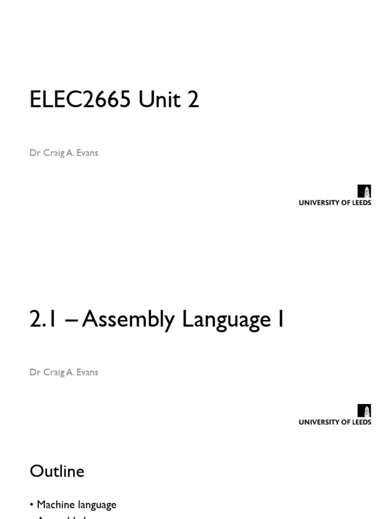 Utf-8''Elec2665 Unit 2 | PDF
