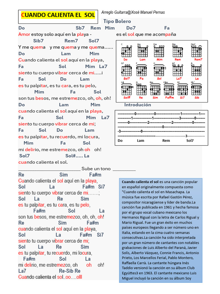 Cuando Calienta El Sol | PDF