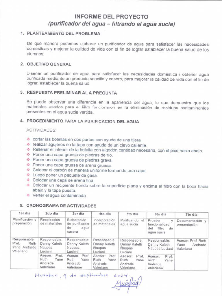 INFORME DEL PROYECTO | PDF