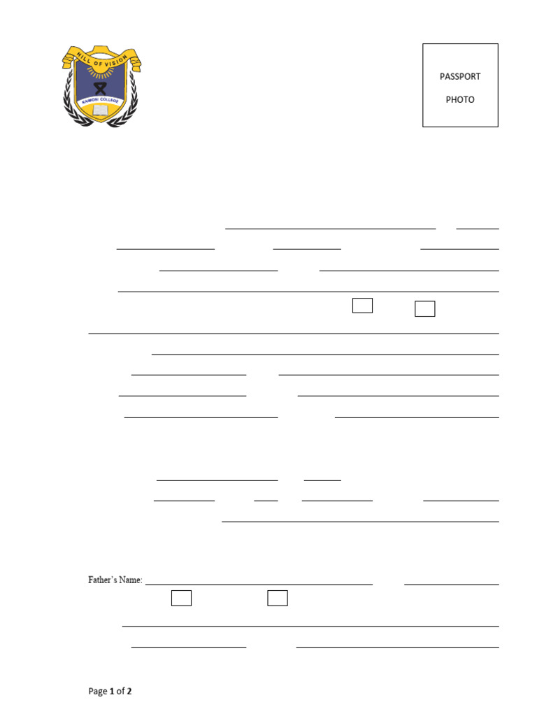 FCK Admission Documents | PDF | Medical Specialties | Clinical Medicine