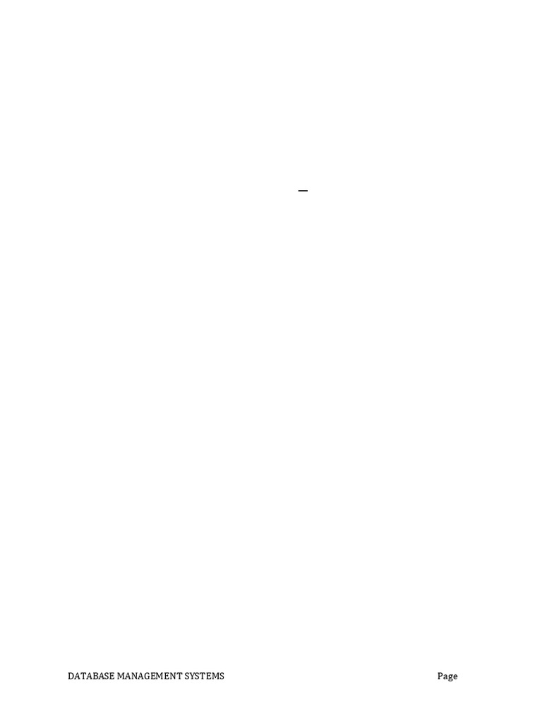 Unit -1,2,3,4 Dbms Notes | PDF