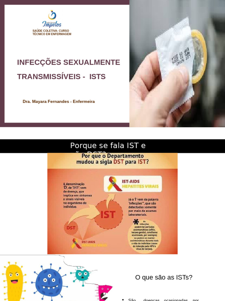 Infecções Sexualmente Transmissíveis - Ists: Dra. Mayara Fernandes ...
