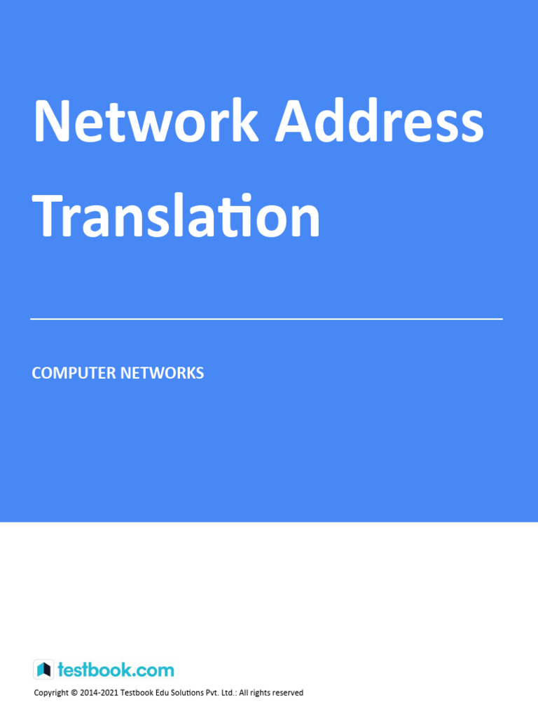 Network Address Translation - Study Notes | PDF
