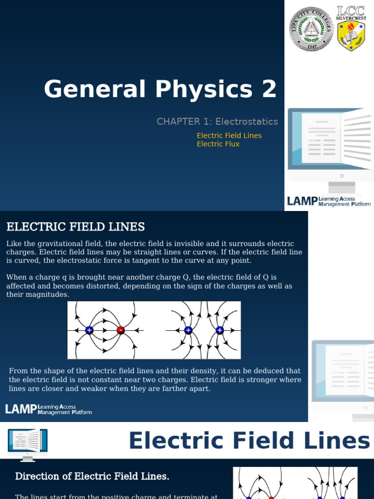 GENPHY2-Electrostatics-ELECTRIC FLUX ELECTRIC FIELD | PDF