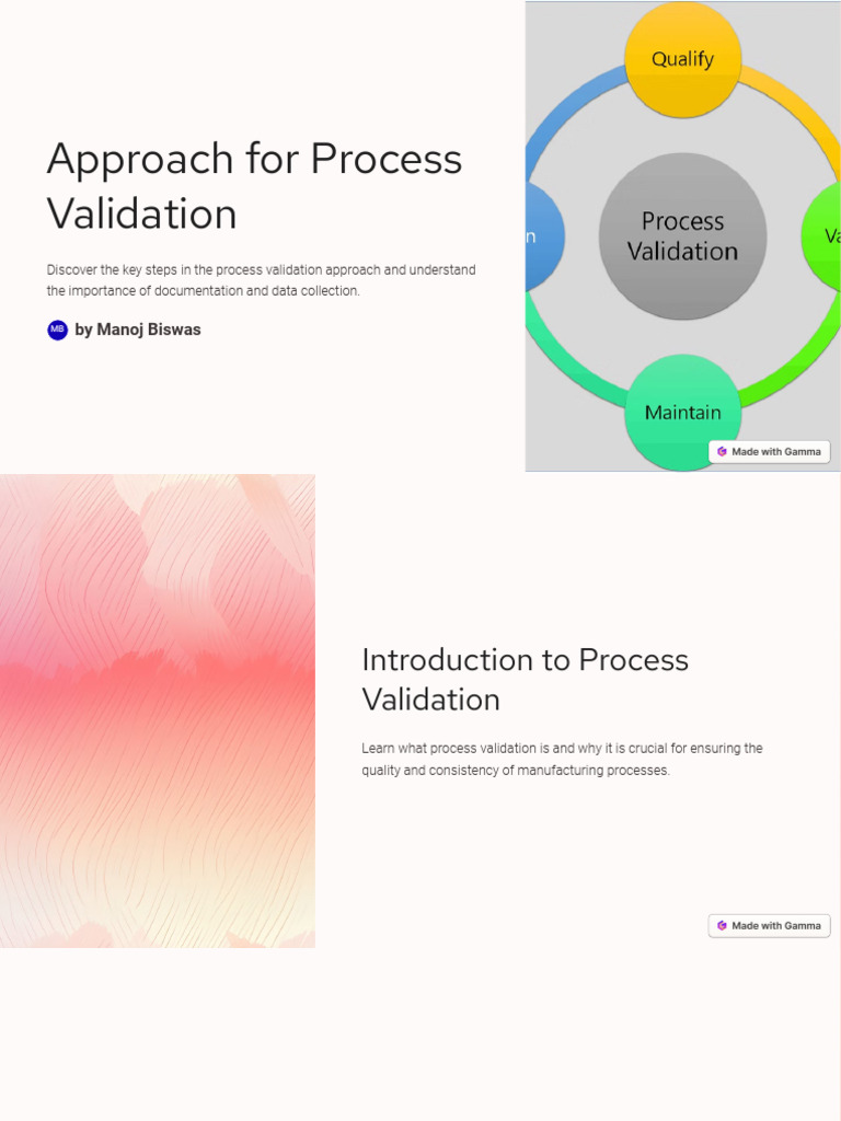 Approach-for-Process-Validation | PDF