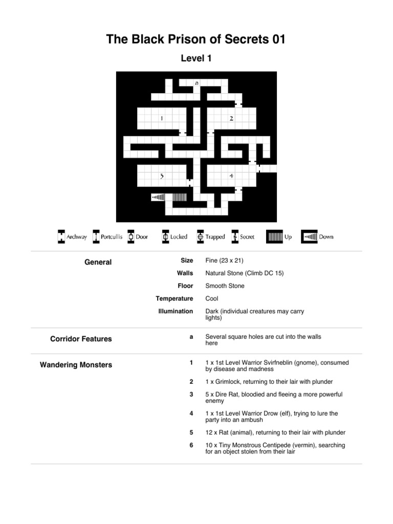 The Black Prison of Secrets 01 | PDF