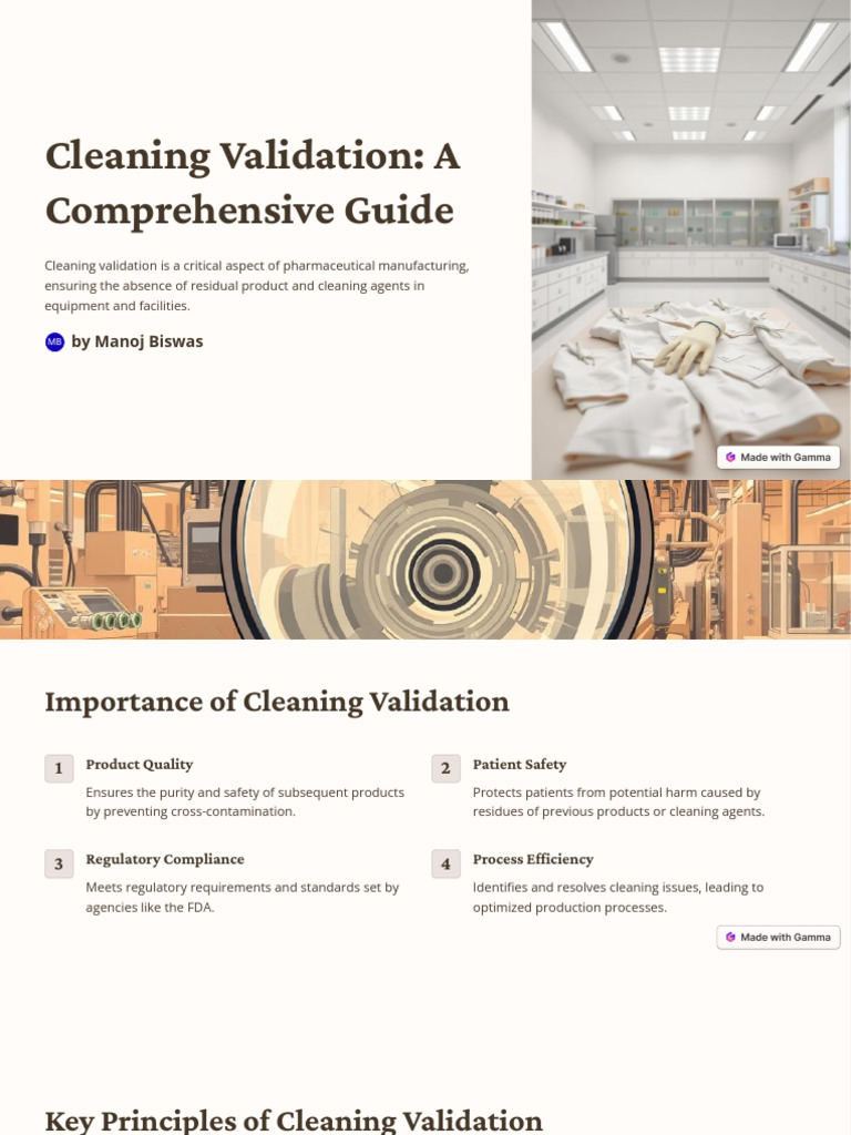 Cleaning-Validation-A-Comprehensive-Guide | PDF