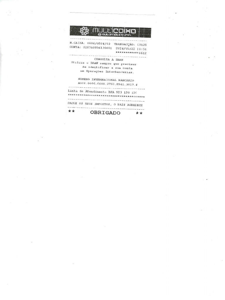 Comprovativo IBAN | PDF