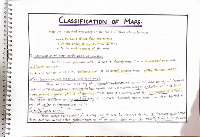 classification of maps | PDF