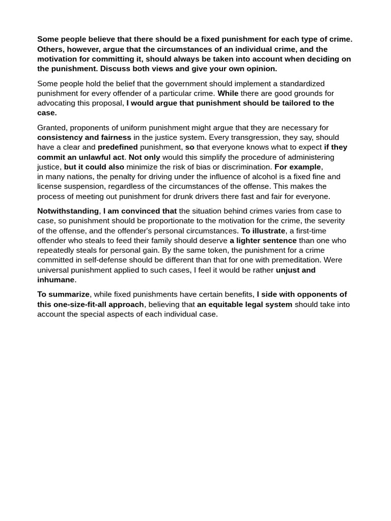 Crime - Sample 2 | PDF