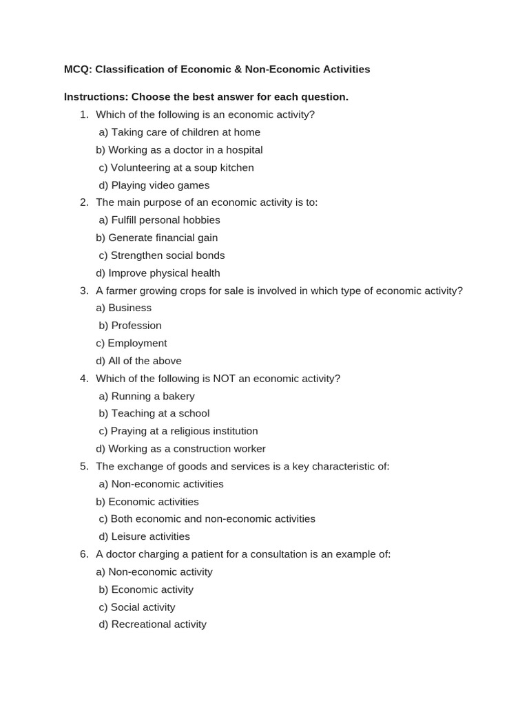 business chapter 1 basics without answers | PDF