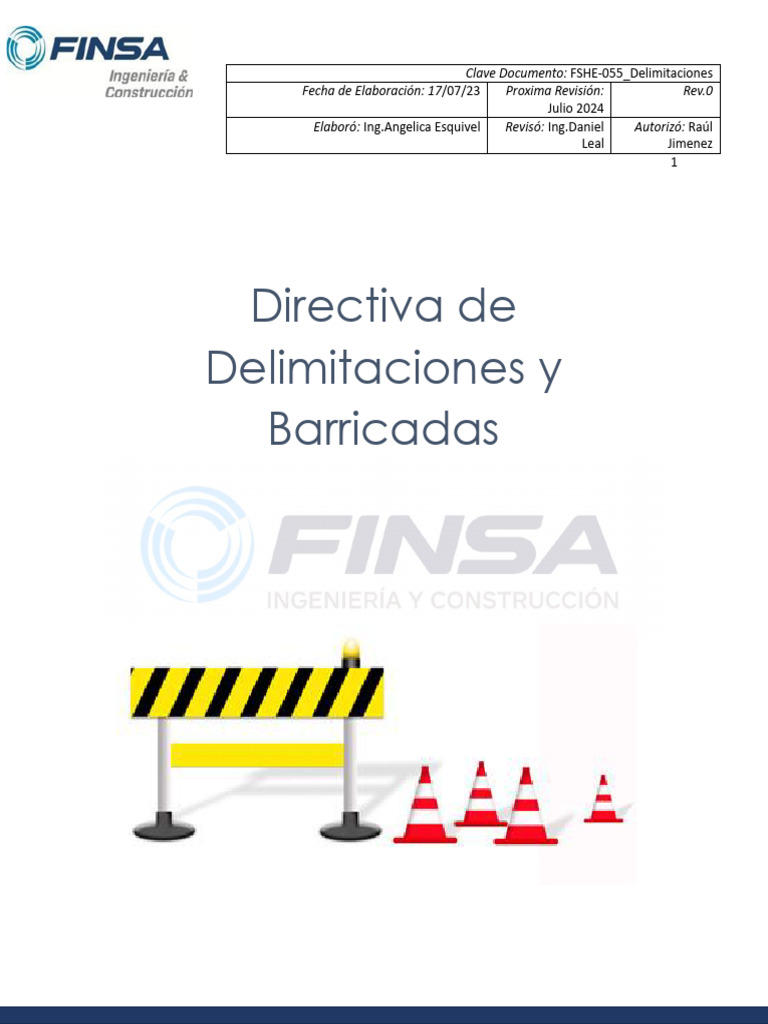 03.FHSE 055 Delimitaciones | PDF