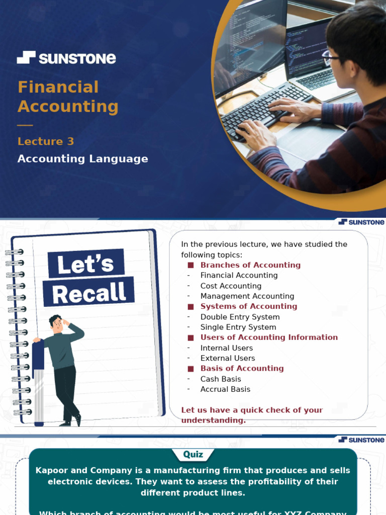 Lecture 3 - Accounting Language-1690543803815 | PDF