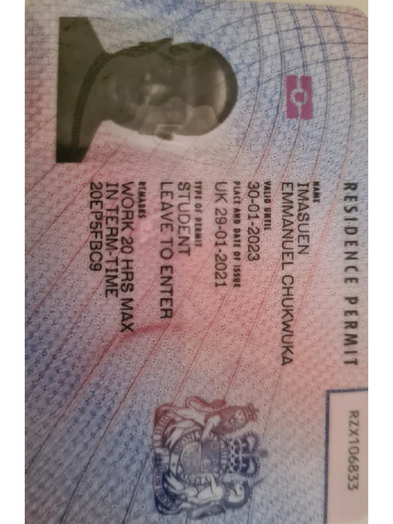 Resident Permit Emmanuel | PDF