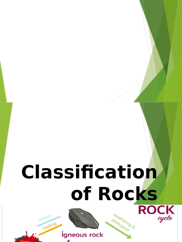 CLASSIFICATION OF ROCKS | PDF