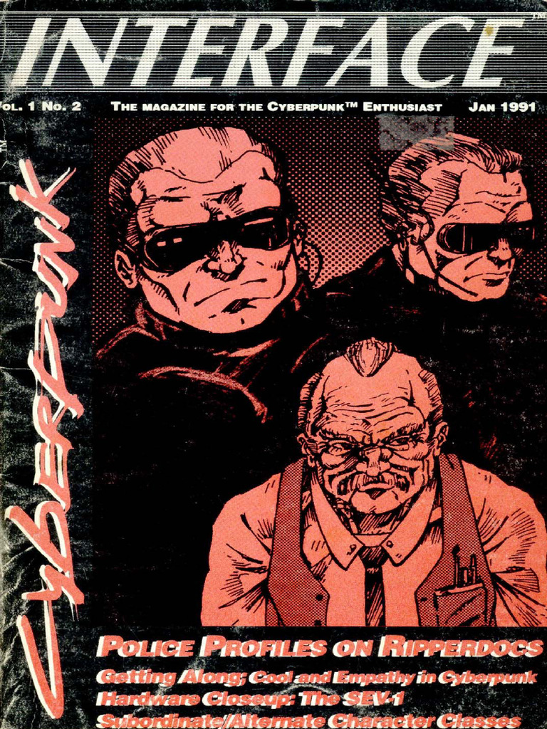 Cyberpunk-2020-Interface-Magazine-Issue 1-Vol 2-Qtr 4 | PDF