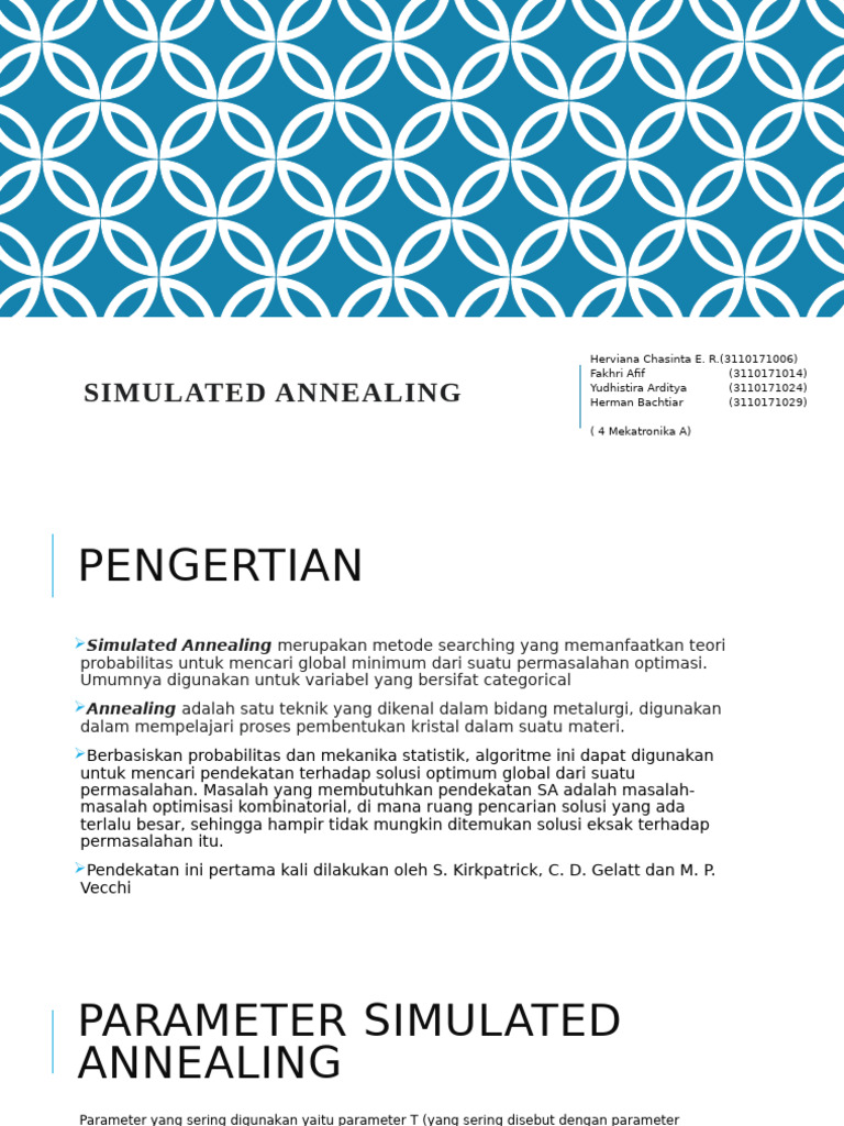 Kelompok 5 - Simulated Annealing | PDF