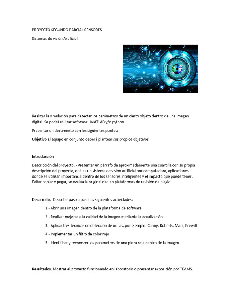 Proyecto Segundo Parcial Sensores-B | PDF