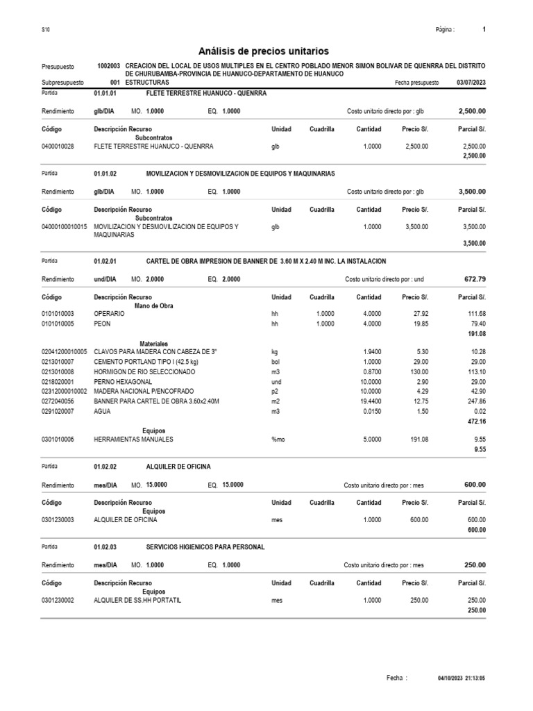 Acu Estructuras 04-10 | PDF