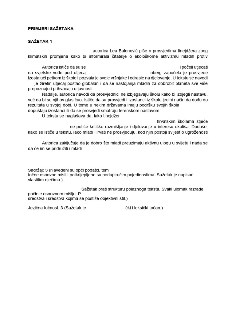 HRV Probni Ispit 2023. Primjeri Sa Etaka | PDF