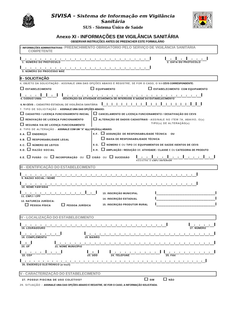 sivisa-anexo-xi-informaces-em-vigilancia-sanitaria | PDF