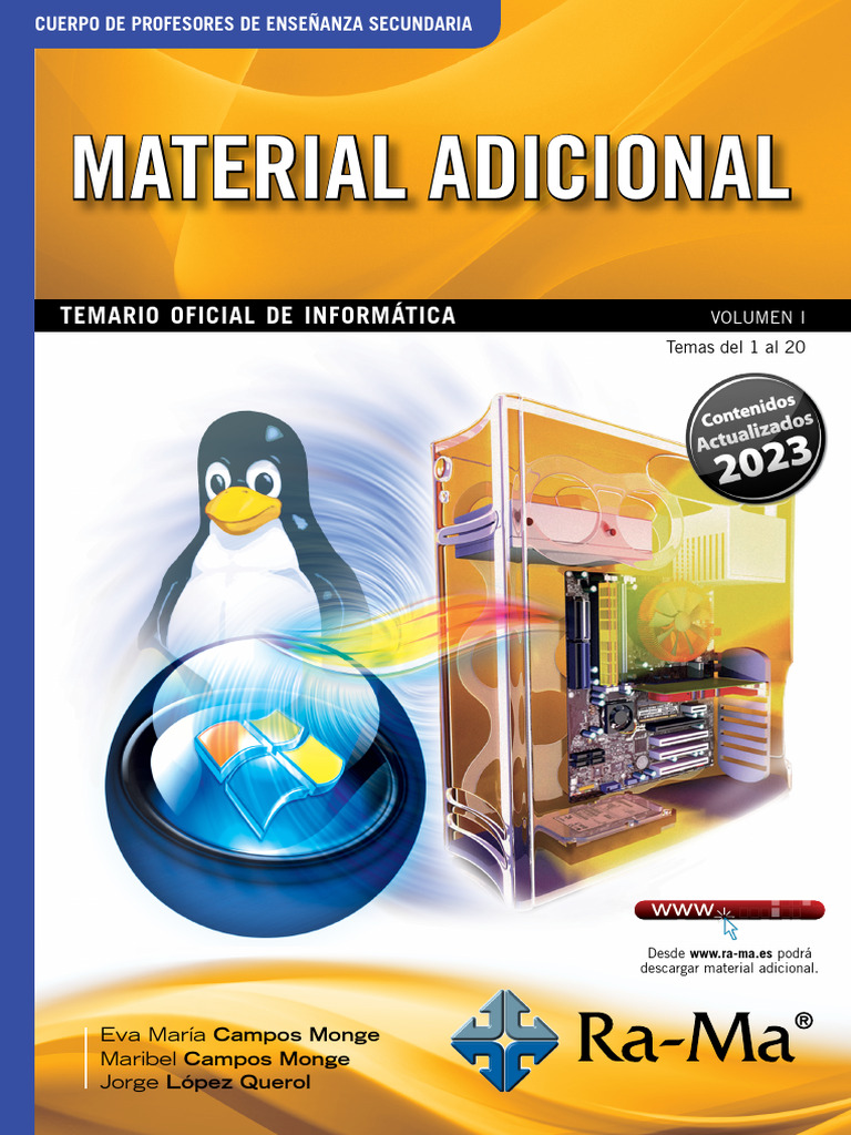 4387-MONGE-Vol 1 - Hardware y Sistemas Operativos - Material Adicional - Protegido | PDF