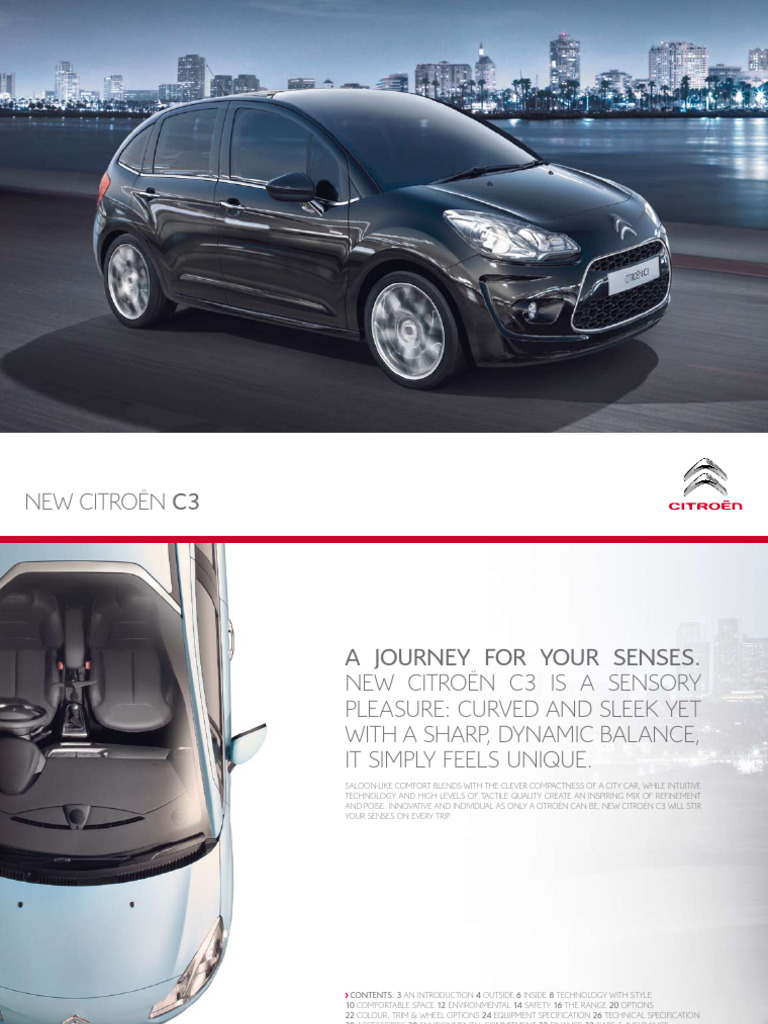 Citroen c3 Brochure Uk | PDF