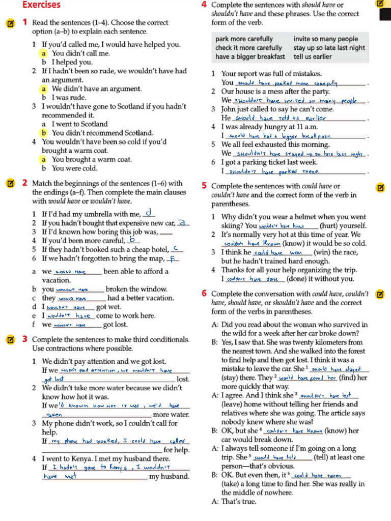 Grammar Summary for Life A2-B1 Unit 12 | PDF