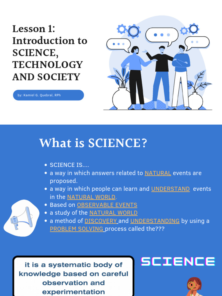 Science Technology and Society Module 1 | PDF | Science | Experiment