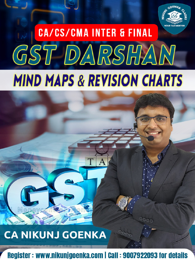GST Summary Book - Colourful Charts - Nikunj Goenka | PDF