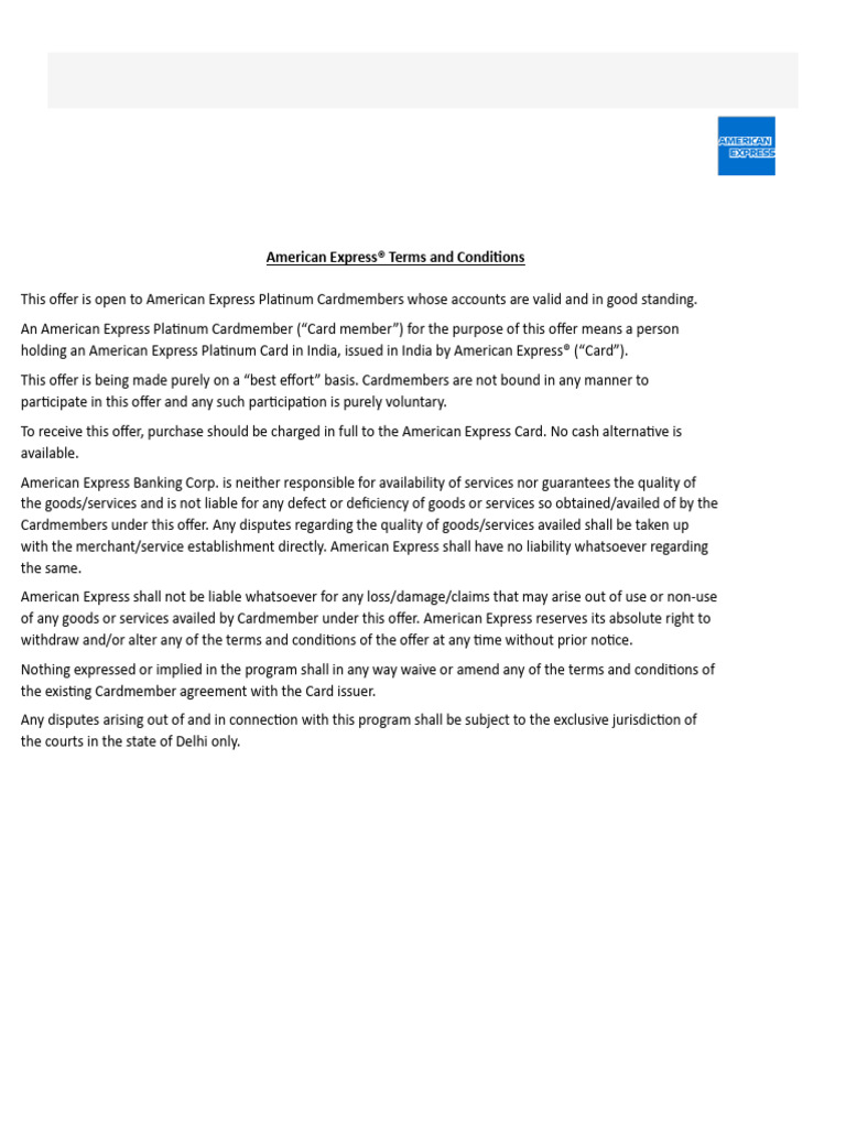 Platinum New Benefits TNC | PDF