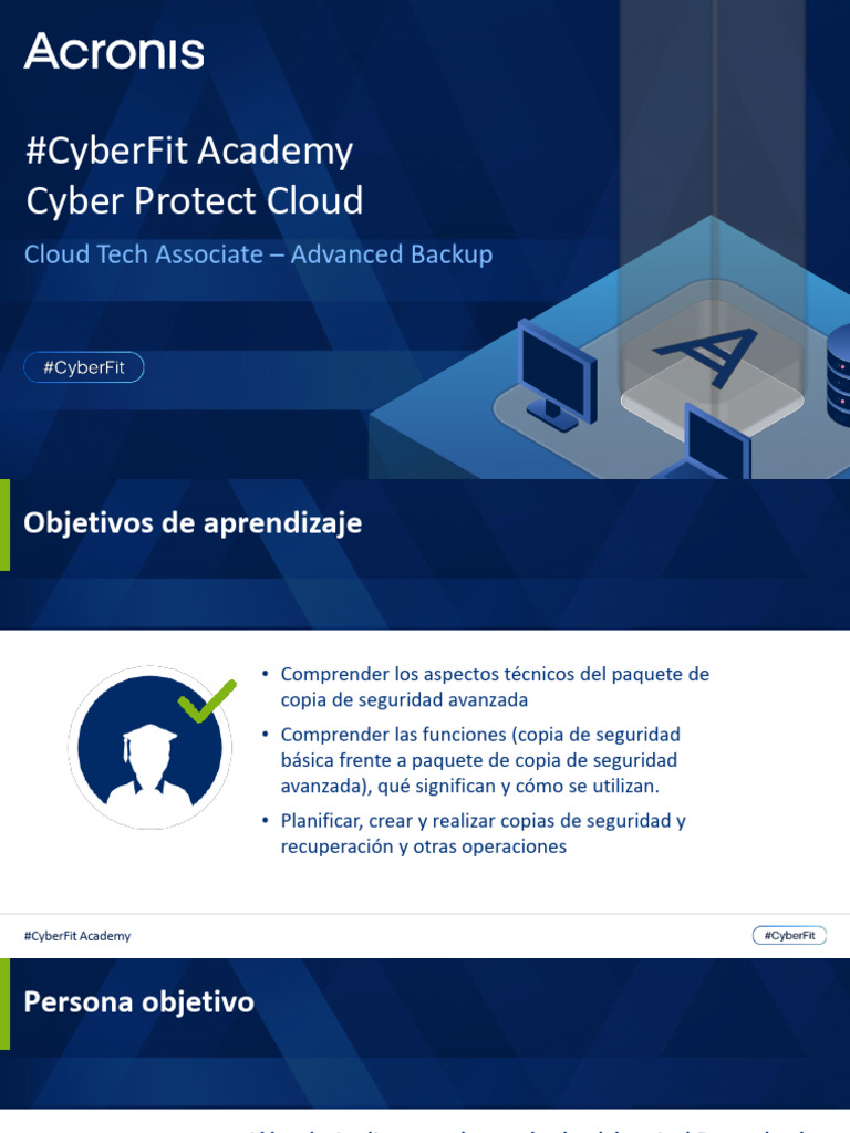 ES - Cloud Tech Associate Advanced Backup - Q1 2023 APPROVED | PDF