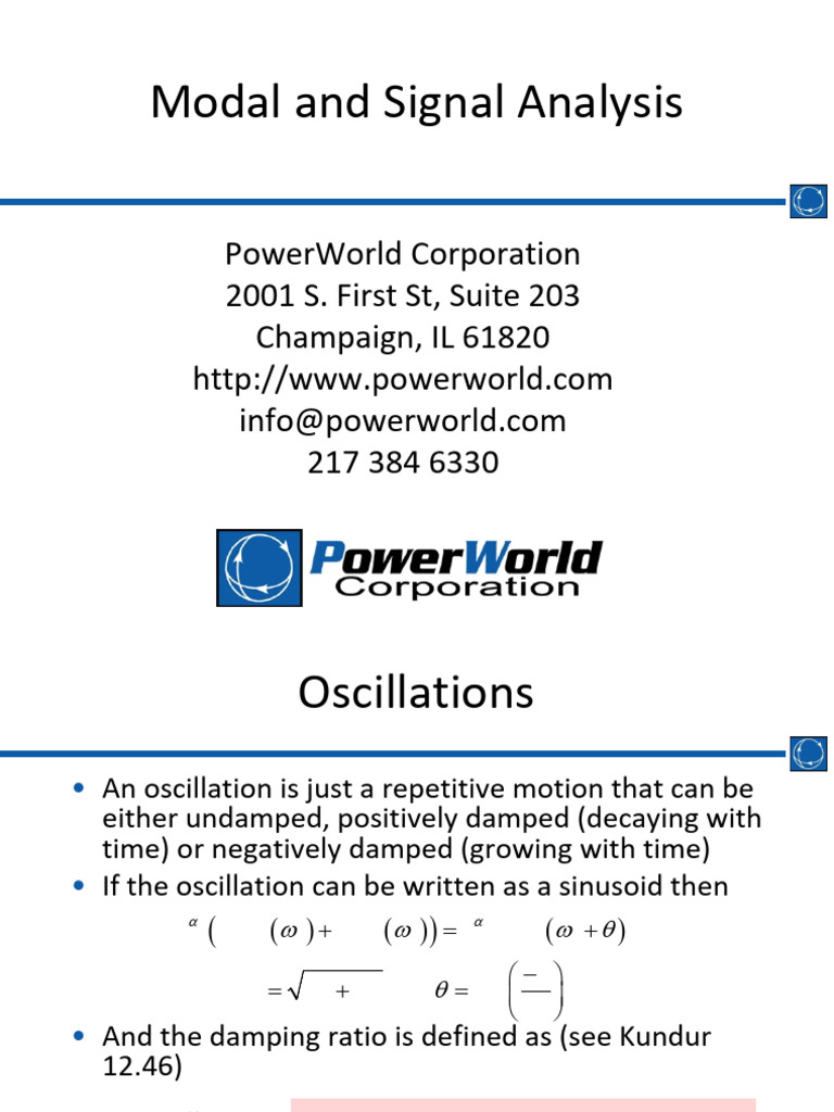D 08 Mod Al Signal Analysis | PDF