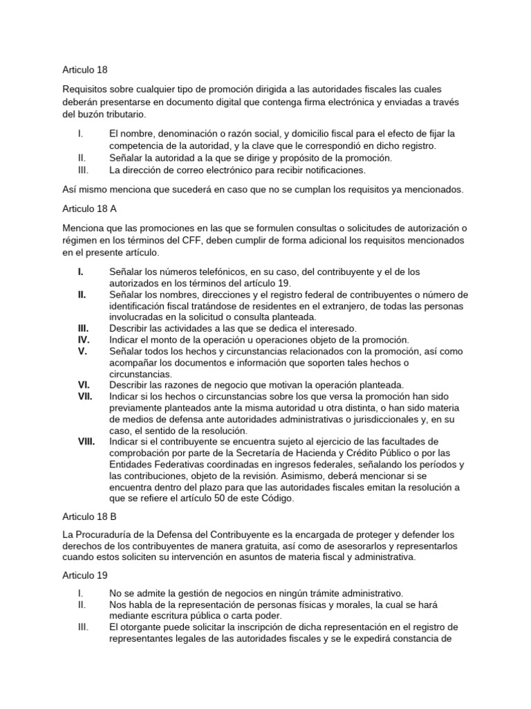 Articulo 18 | PDF