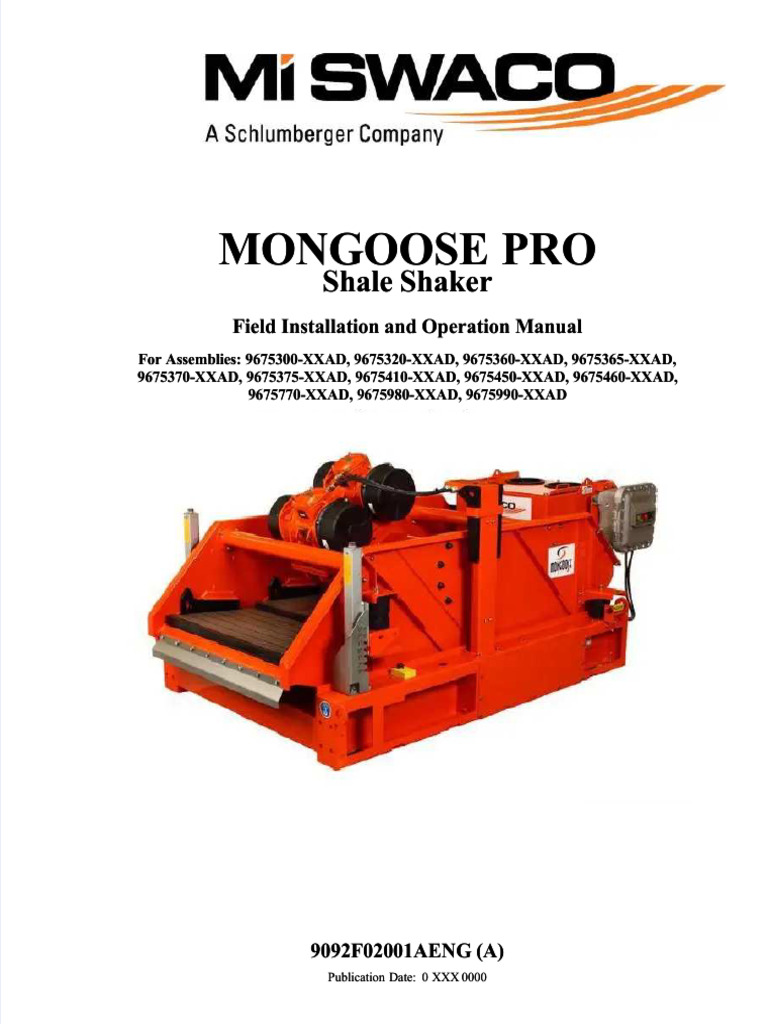 PDF Zaranda Mongoose Pro - Compress | PDF