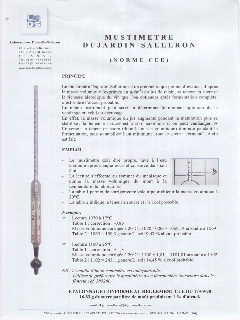 Tableau de Correction Mustimetre | PDF