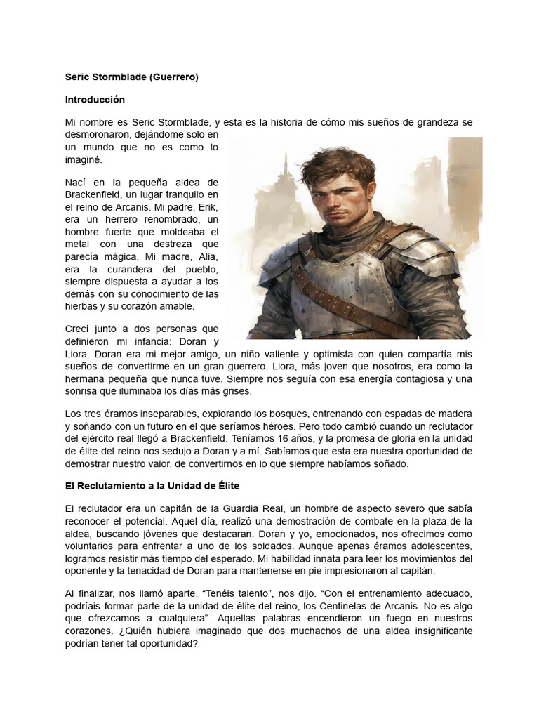 Seric Stormblade | PDF