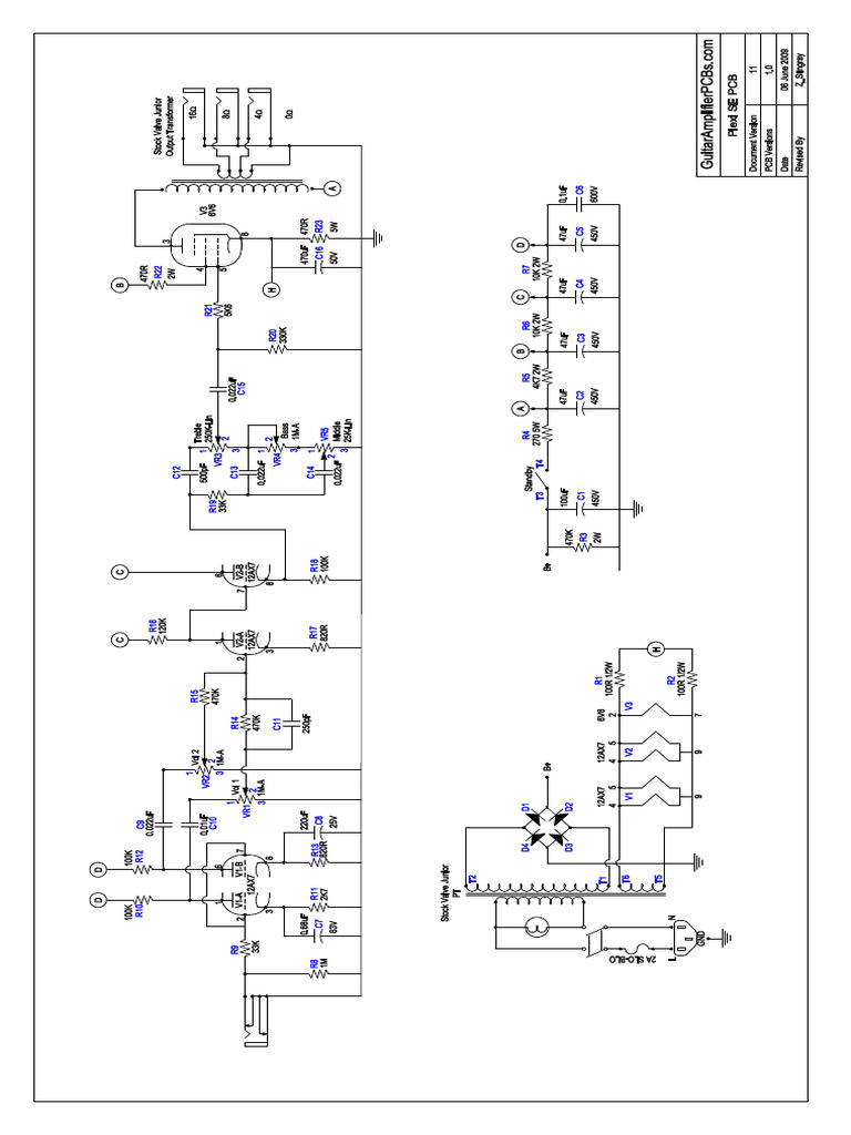 Plexi SE PCB Schematic v11 | PDF