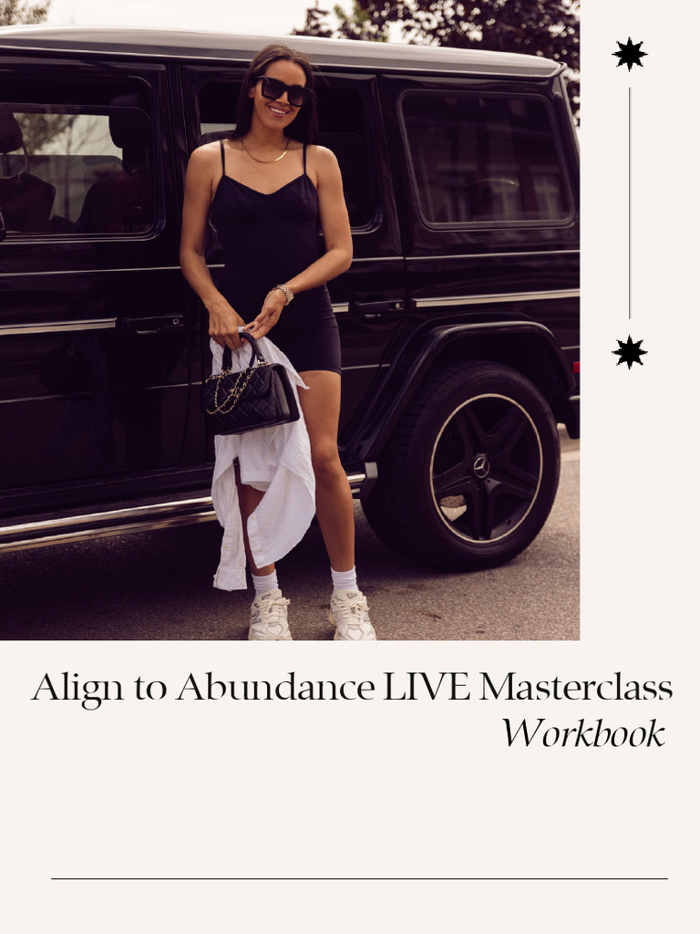 Align To Abundance Live Masterclass Workbook | PDF