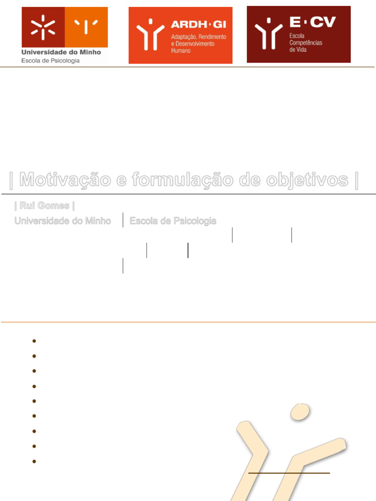 1-Motivação e FO Formulação de Objetivos - Prof.rui Gomes 17.09 | PDF