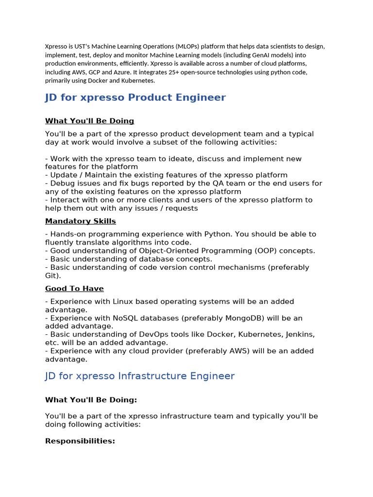 JD - Data Science | PDF