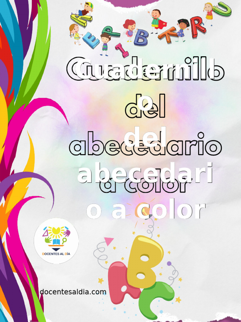 Cuadernillo-Del-Abecedario-A-Color (1) Word | PDF