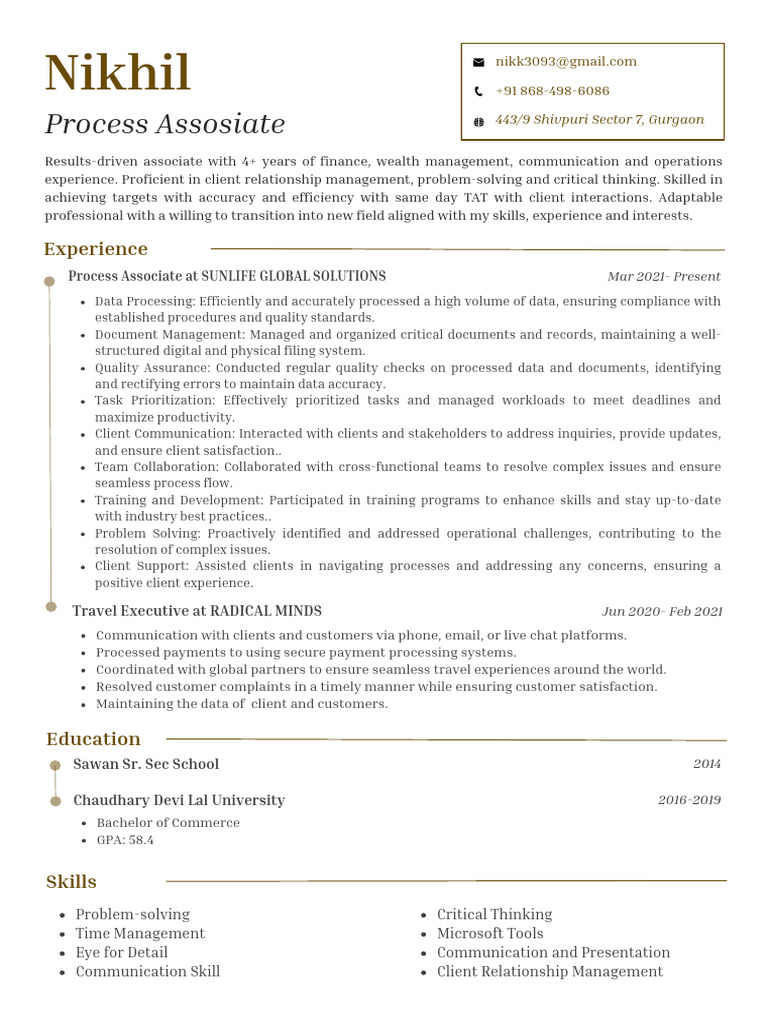 Nikhil Resume | PDF